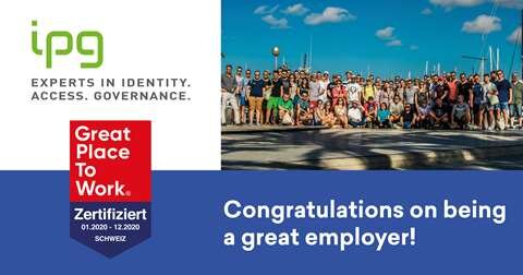 IPG ist ein «Great Place to Work» Schweiz | IPG - Experten für IAM